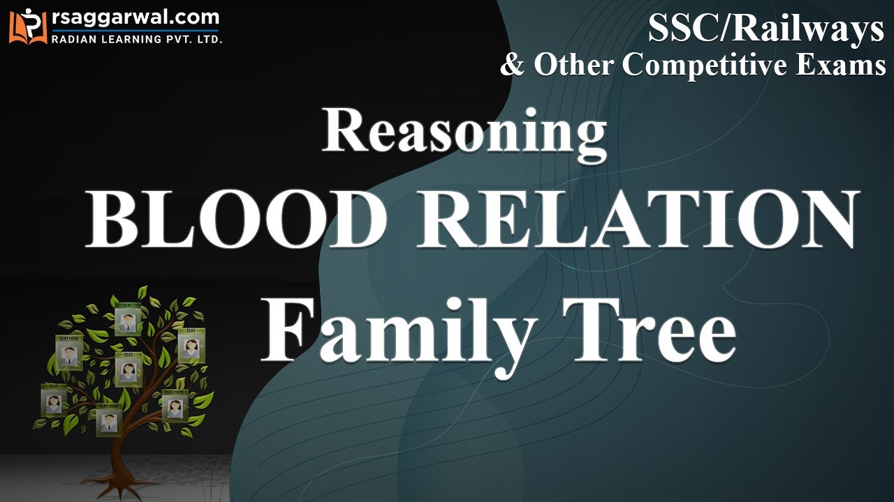 Blood Relation- Family Tree Reasoning Tricks | SSC, Railways Reasoning ...