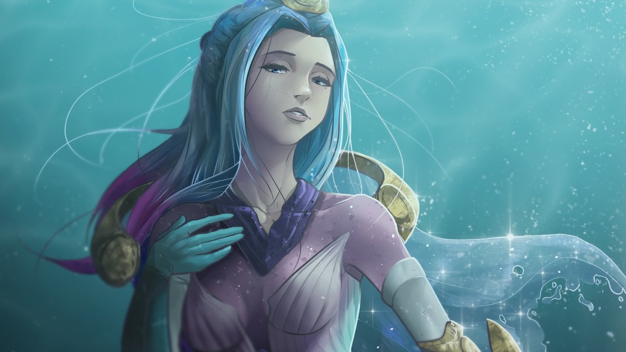 【Elementalist Lux (Water Form)】 - Speed painting (LoL) - YouTube