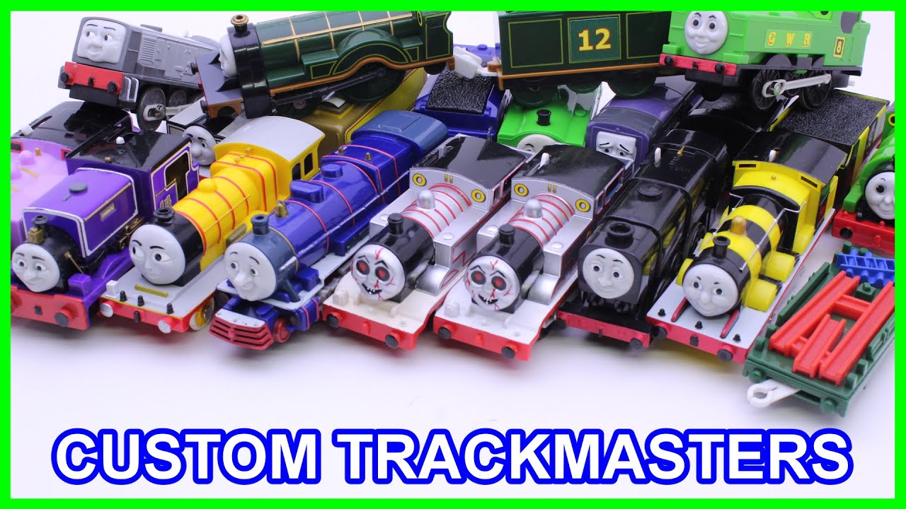 Timothy the Ghost Engine Trackmaster Tomy Custom Train Tren - YouTube