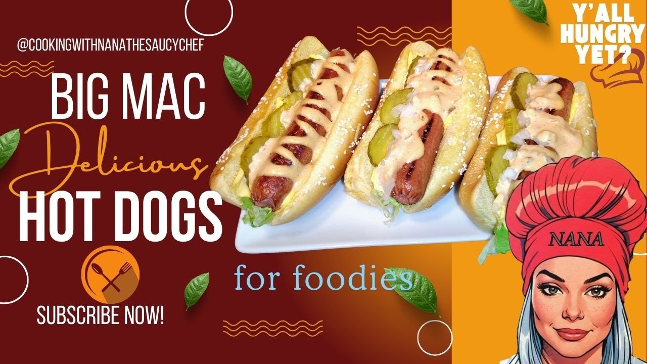 HOW TO MAKE BIG MAC HOT DOGS🌭🌭🌭 - YouTube