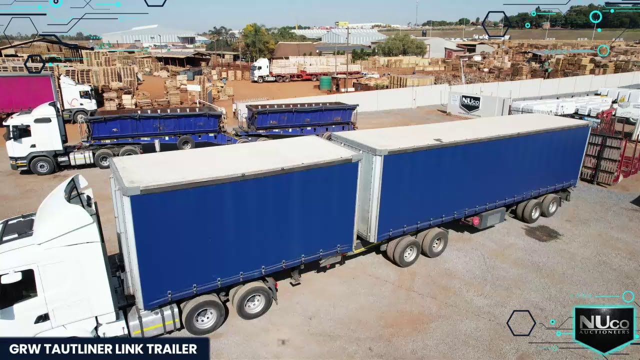 GRW TAUTLINER LINK TRAILER | NUco Auctioneers - YouTube