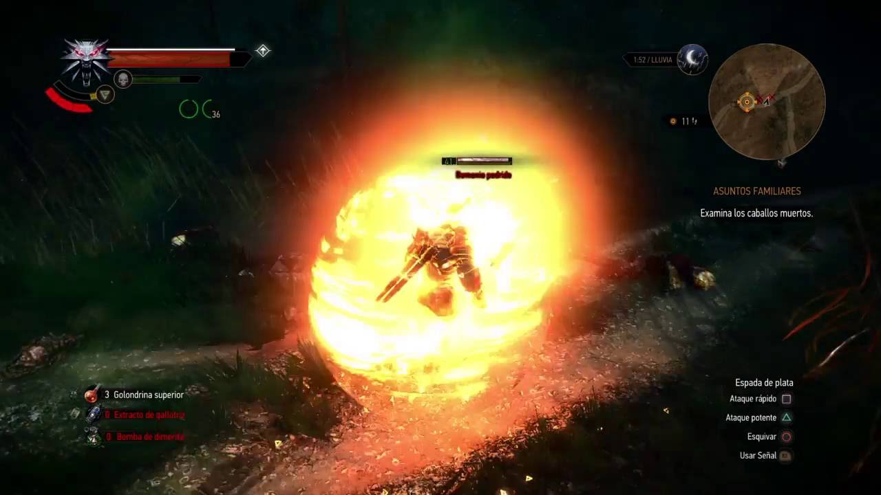 The Witcher 3: Señal Quen ilimitada - YouTube