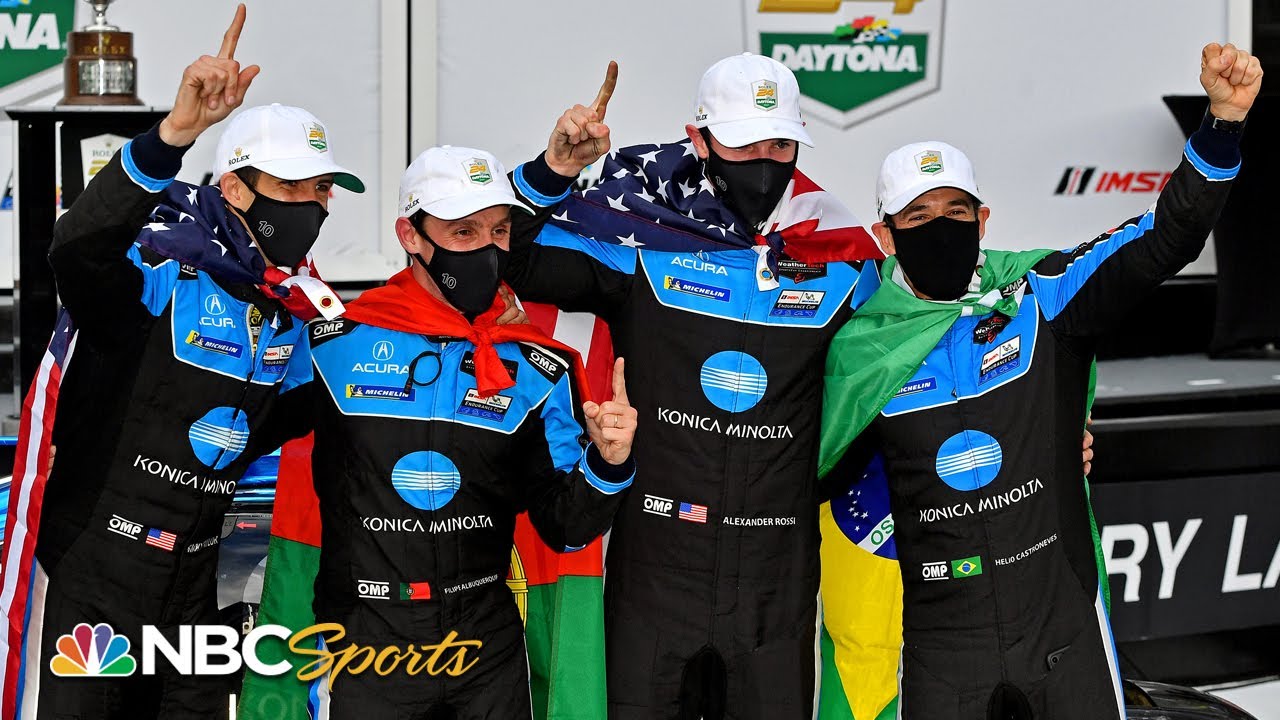 Wayne Taylor Racing celebrates their Rolex 24 win | Motorsports on NBC ...