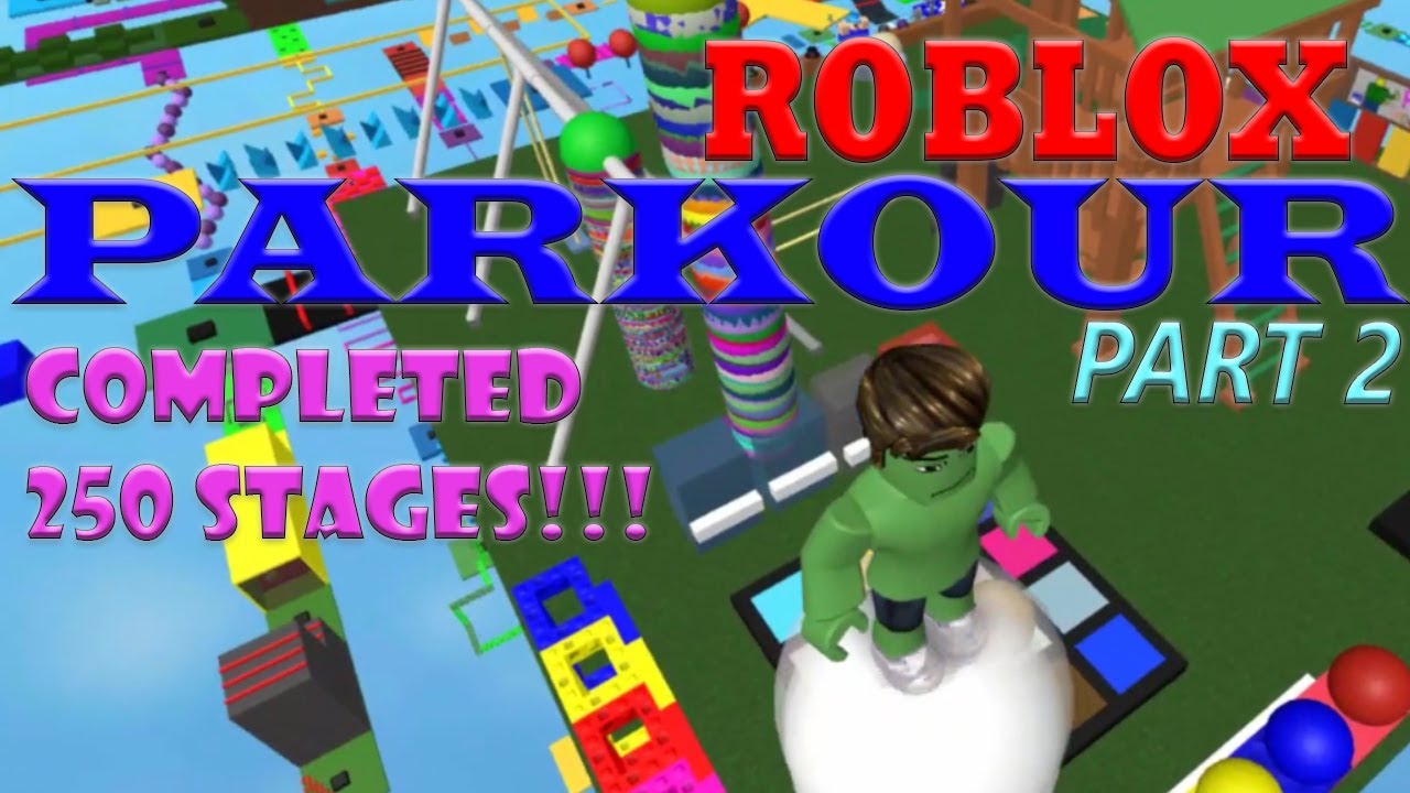 ROBLOX PARKOUR: ALL 250 STAGES COMPLETED!! i found 2 hard stages here ...
