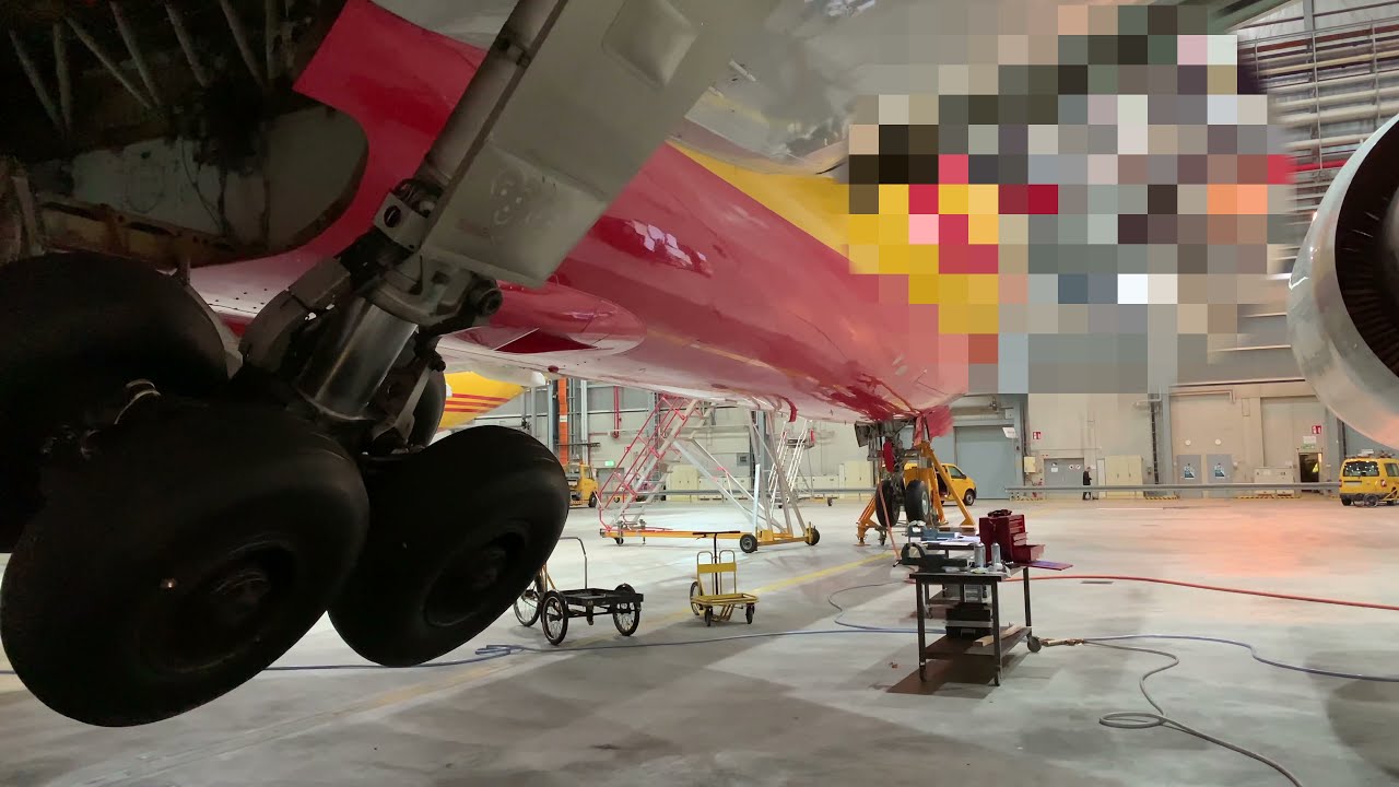 🎬 Airbus A300-600 ATA 32 Undercarriage Retraction and Extension close ...