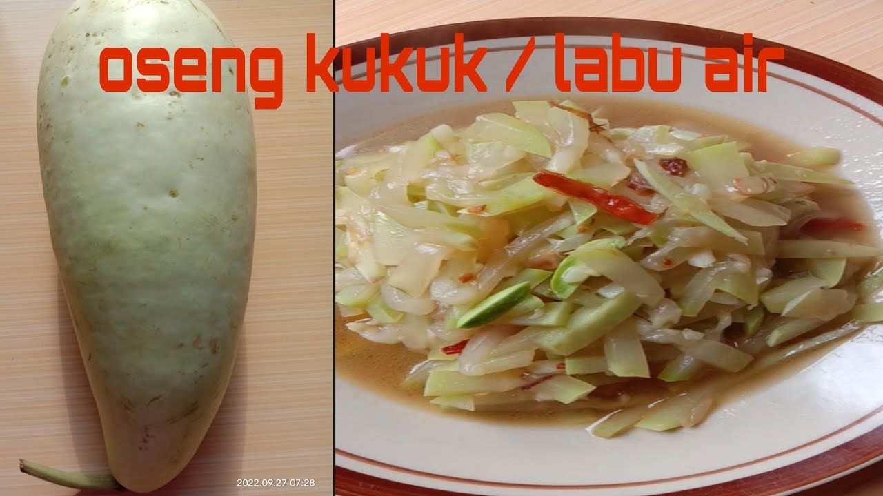 oseng kukuk atau labu air - YouTube