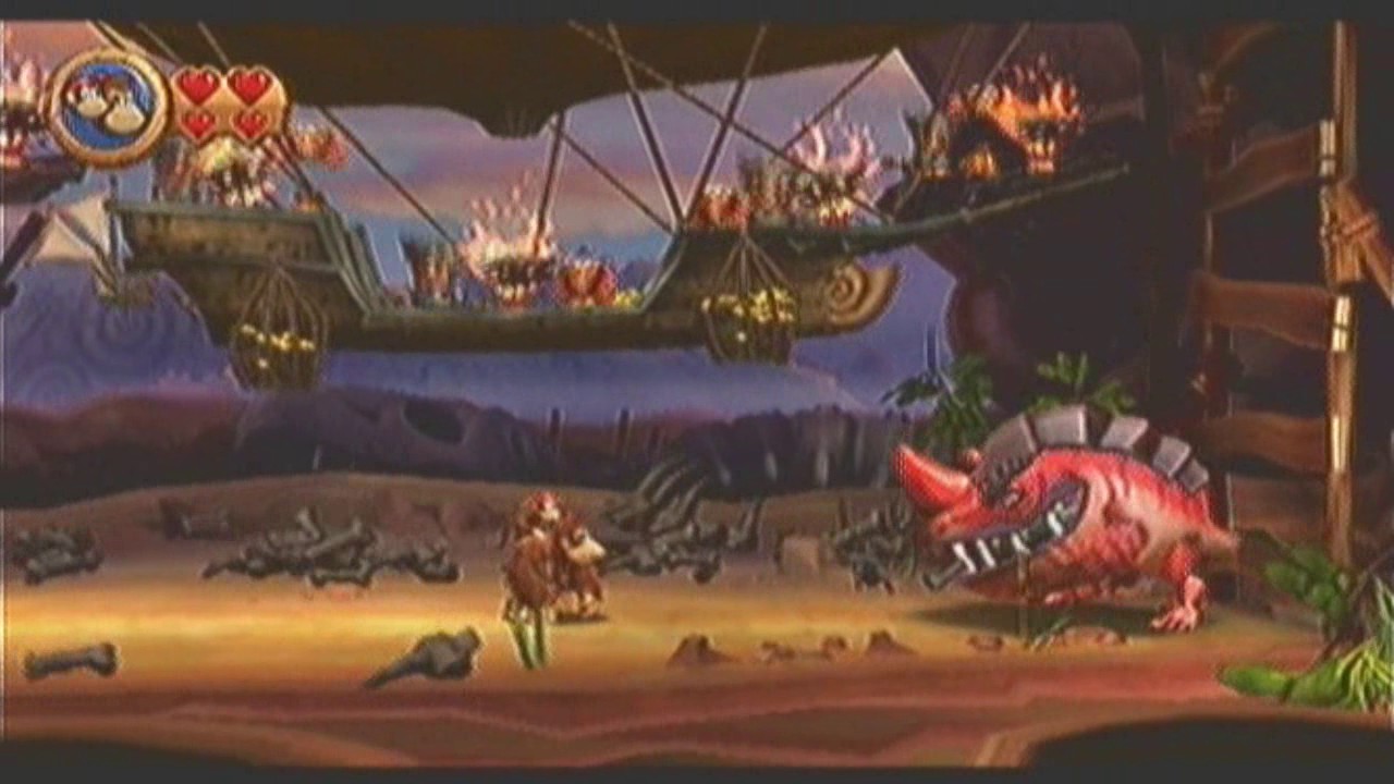 Wii - Donkey Kong Country Returns - Part 23: Boss #6 Thugly - YouTube