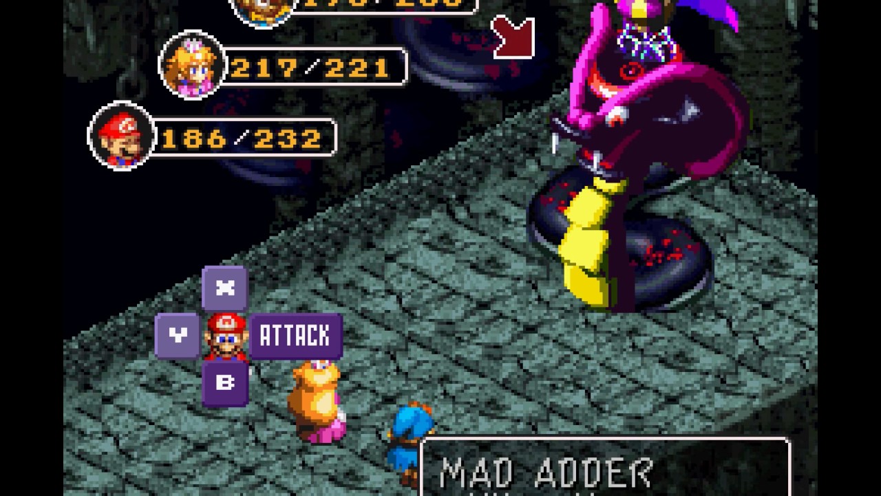 Super Mario RPG - Legend of Seven Stars [Boss 25] Cloaker & Domino ...