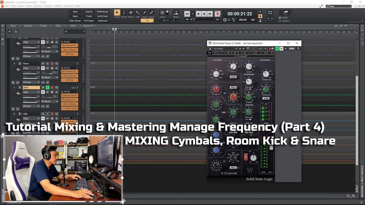 Tutorial Manage Frequency (Part 4) MIXING Cymbals - YouTube