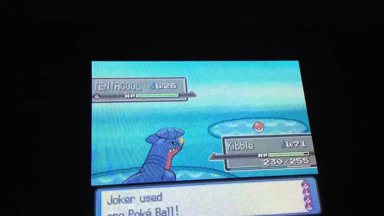 Shiny Tentacool!!! (On Platinum) - YouTube