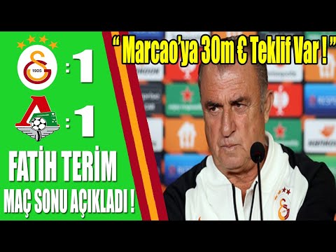 Galatasaray 1-1 Lokomotif Moskova | Fatih Terim Maç Sonu Açıklamalar