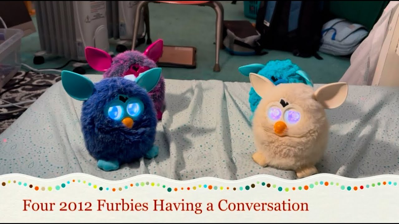 Four 2012 Furbies Having a Conversation - YouTube