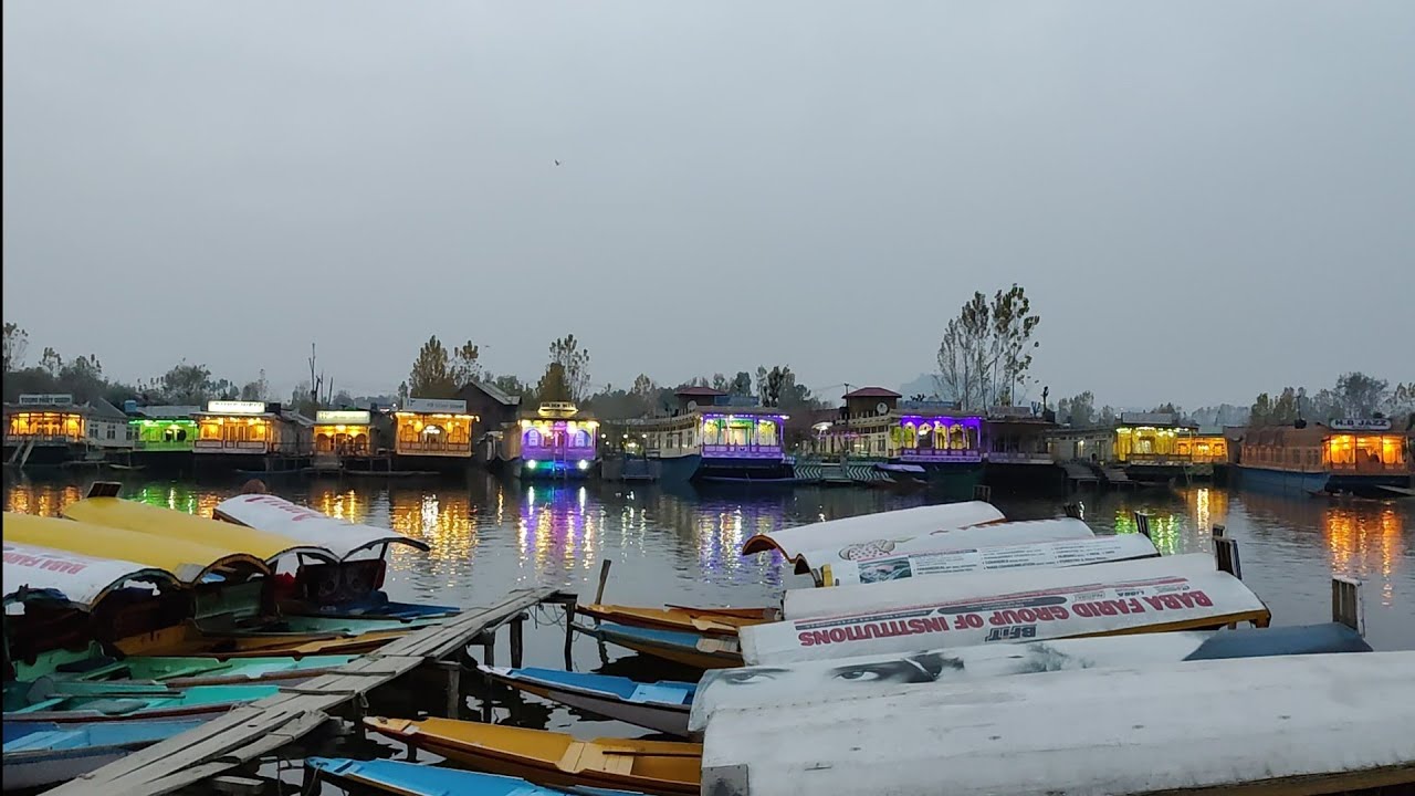 Night View Of Dal Lake | Srinagar | Vlog - YouTube