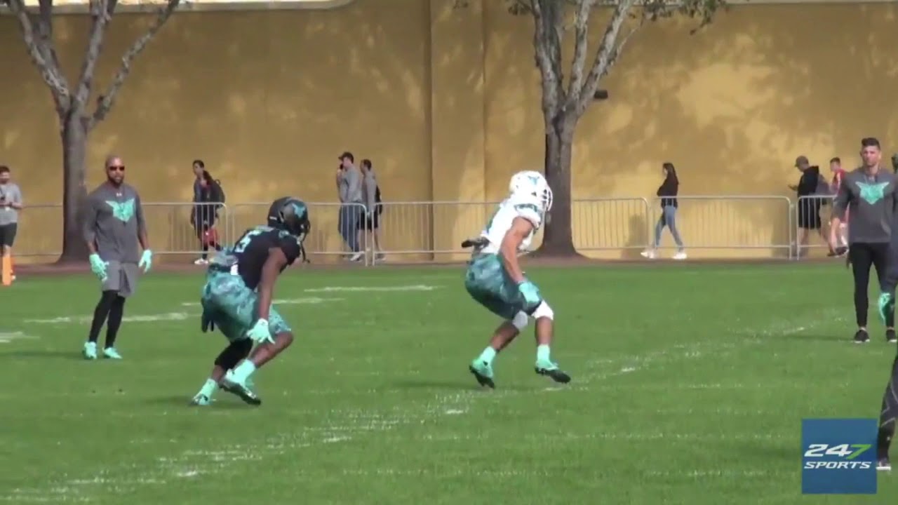 All-American 1v1 Football Breakdown - YouTube