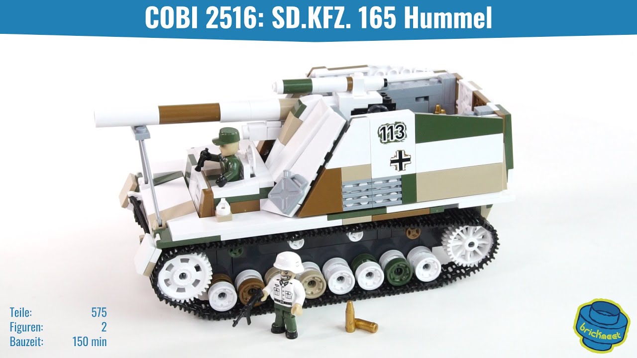 COBI 2516: SD.KFZ. 165 Hummel - Speed Build Review - YouTube