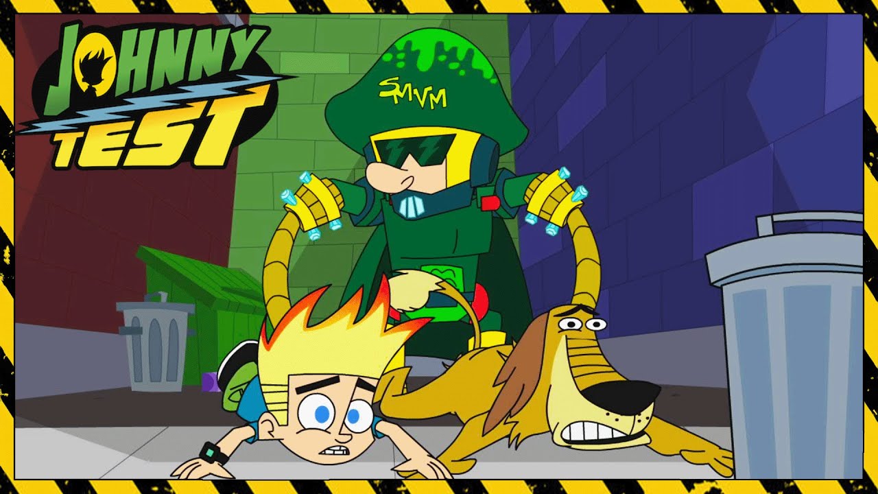 O novo Super Mega Vilão de Johnny!! Compilação de Johnny Test | Desenho ...