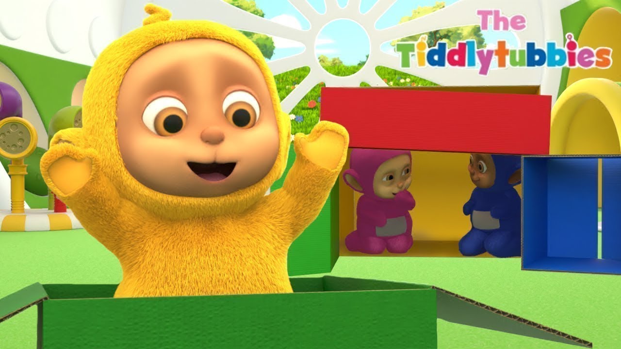 Teletubbies | Tiddlytubbies Build A Cardboard Box Fort! | Official ...
