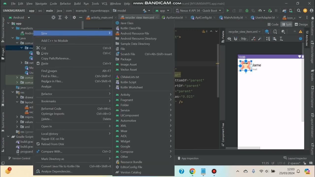 PEMOGRAMAN MOBILE PARSING JSON BY PROJECT - YouTube