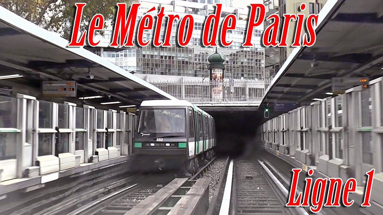 Le Métro de Paris: Ligne 1 - 2018 - YouTube
