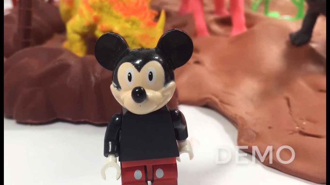 Mickey Mouse in Jurassic Park with Dinosaurs Family - YouTube