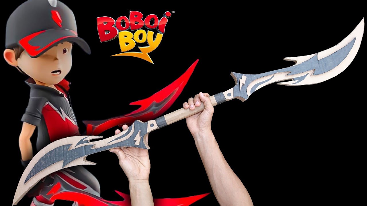 Wow Keren!! Cara Membuat Pedang BOBOIBOY Halilintar Dari Kardus #diy ...