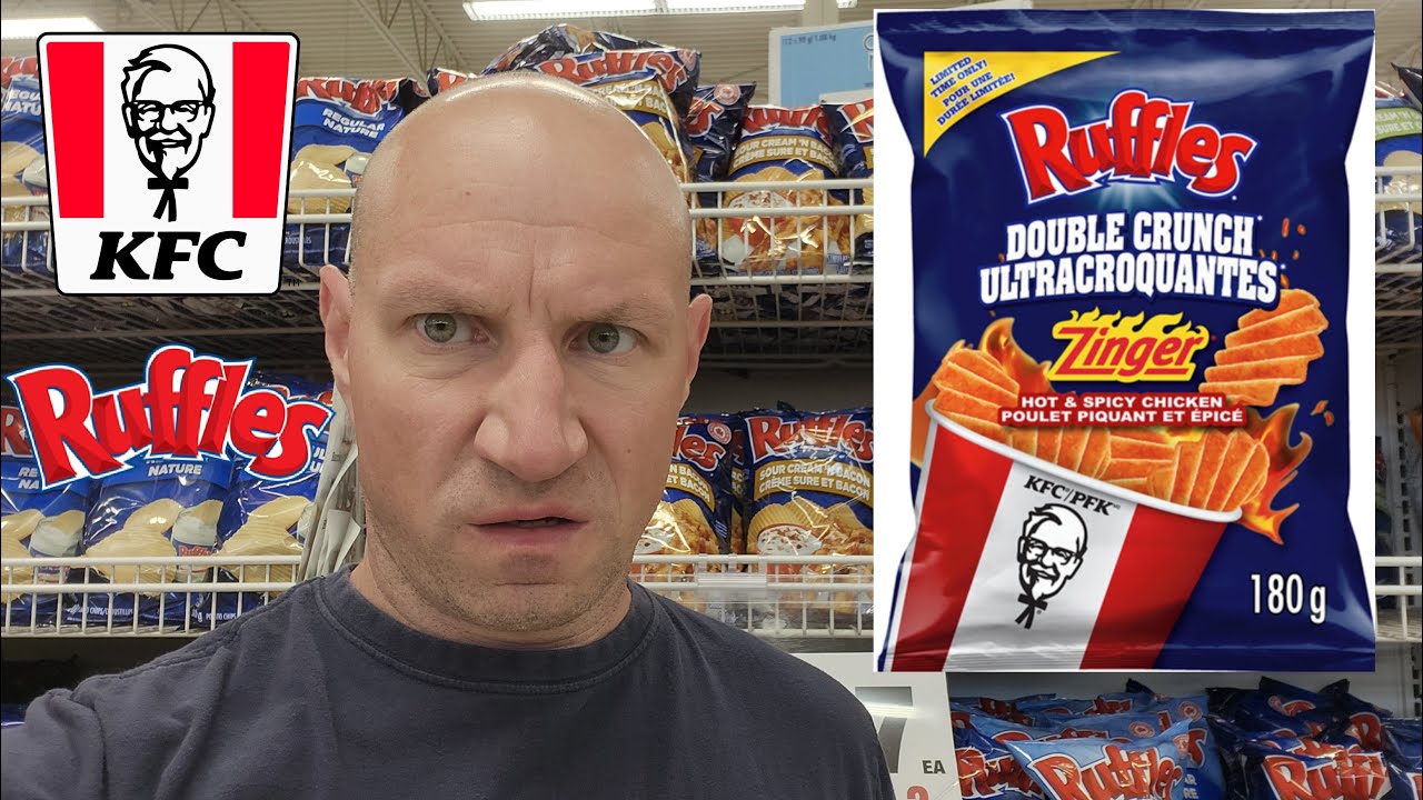 KFC's New Zinger Double Crunch Ruffles! - YouTube