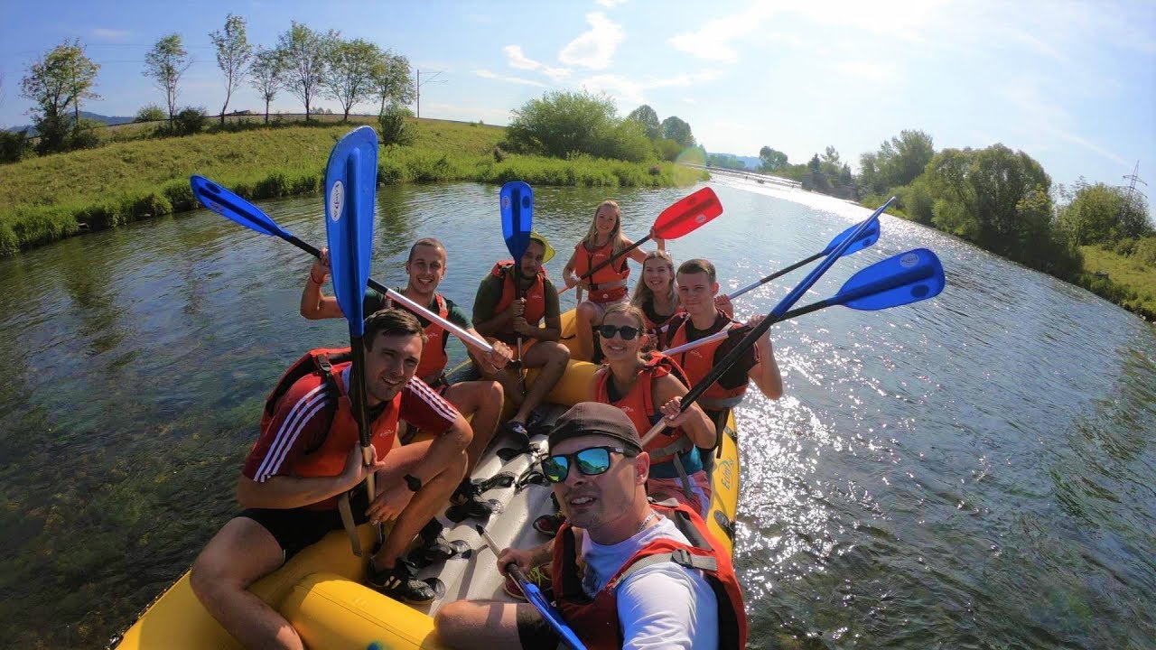 Splav rieky Váh 2019 - YouTube
