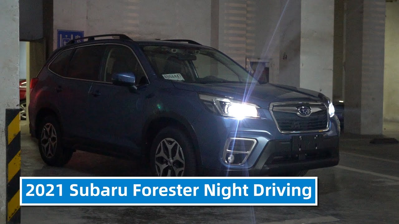 2021 Subaru Forester 2.0i EyeSight POV Night Driving - YouTube