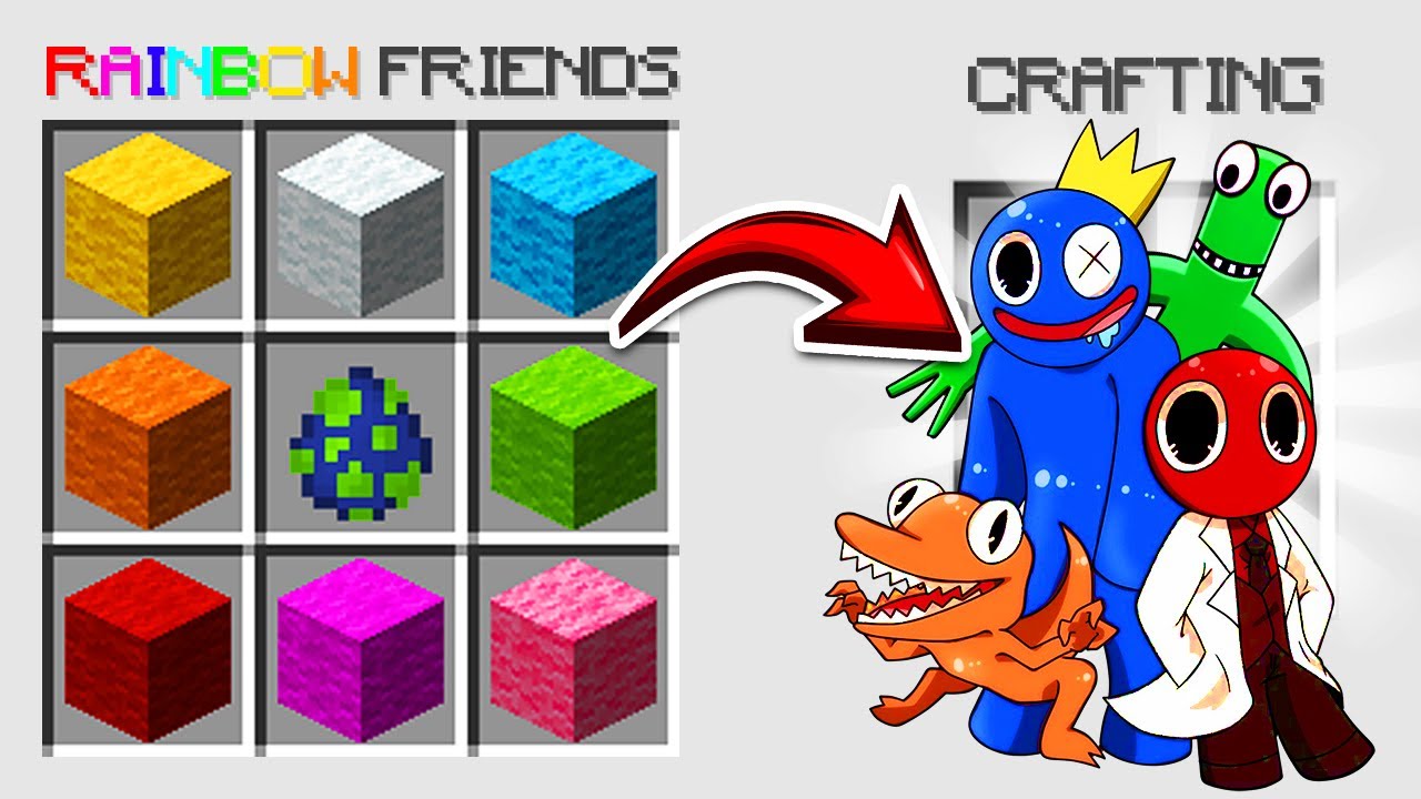 SO CRAFTEST du RAINBOW FRIENDS 2 MOBS in MINCRAFT!😱 - YouTube
