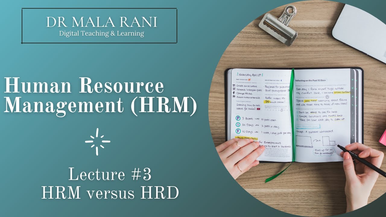 HRM Lecture #3 - Human Resource Management versus Human Resource ...