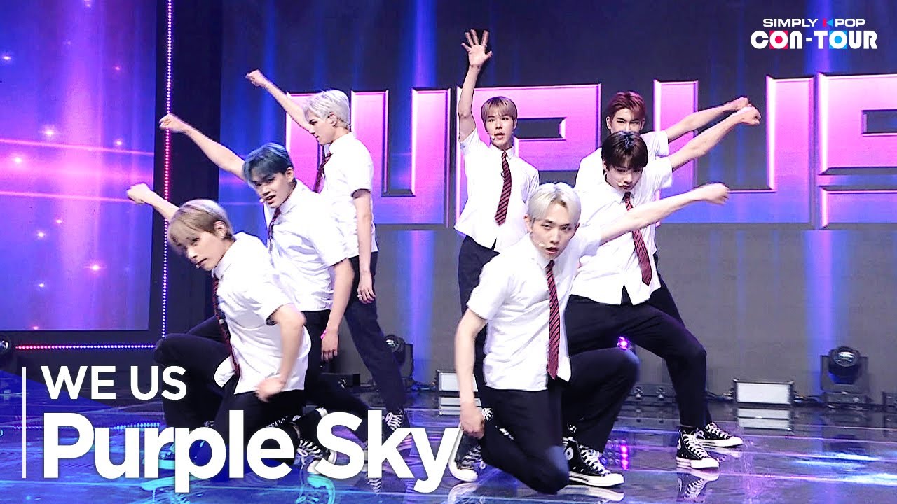 [Simply K-Pop CON-TOUR] WE US(위어스) - 'Purple Sky' _ Ep.570 | [4K] - YouTube