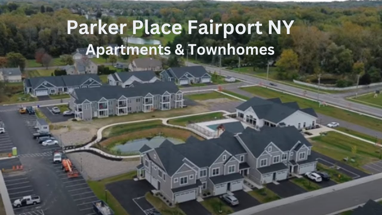 Parker Place Fairport NY Aeriel View - YouTube