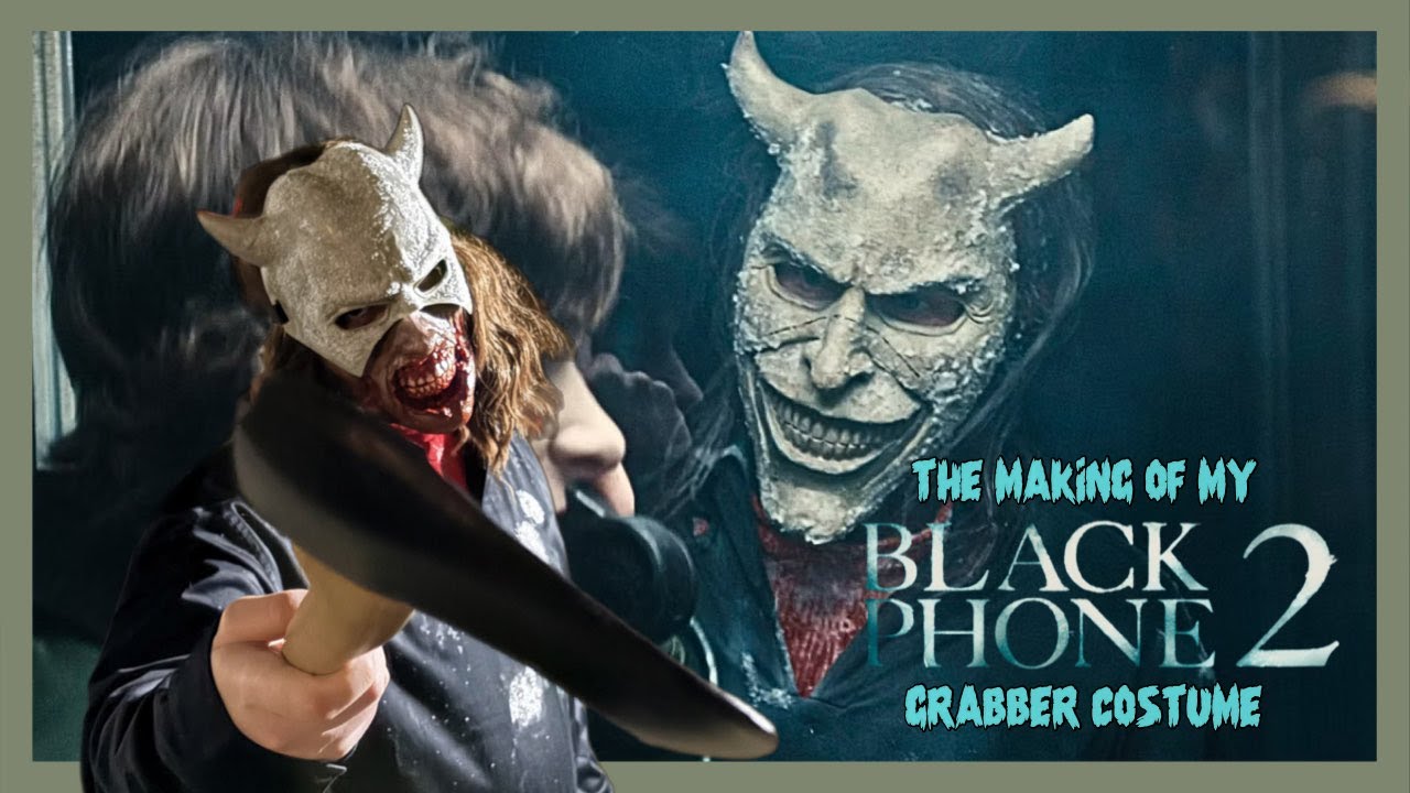 The Making Of My Black Phone 2 "The Grabber" Halloween Costume - YouTube