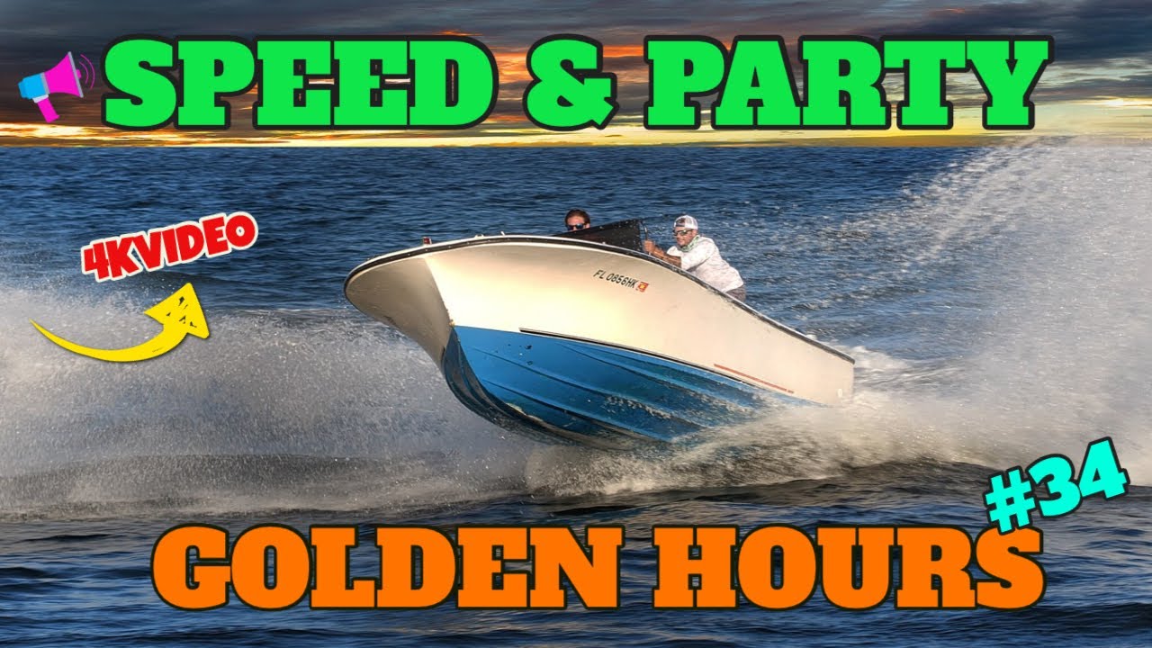 SPEED&PARTY | GOLDEN HOURS |BOATS VS WAVES | BOCA INLET - YouTube