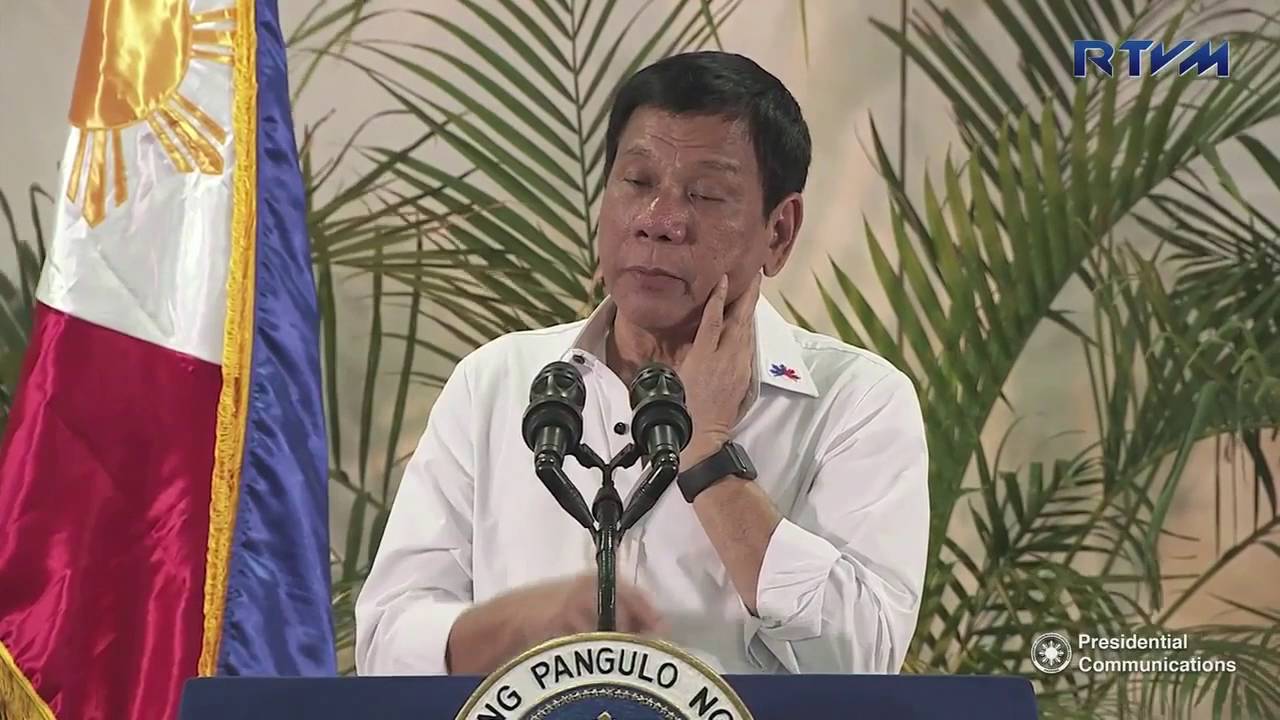 Duterte reveals he cried over loss of Sara's twins - YouTube