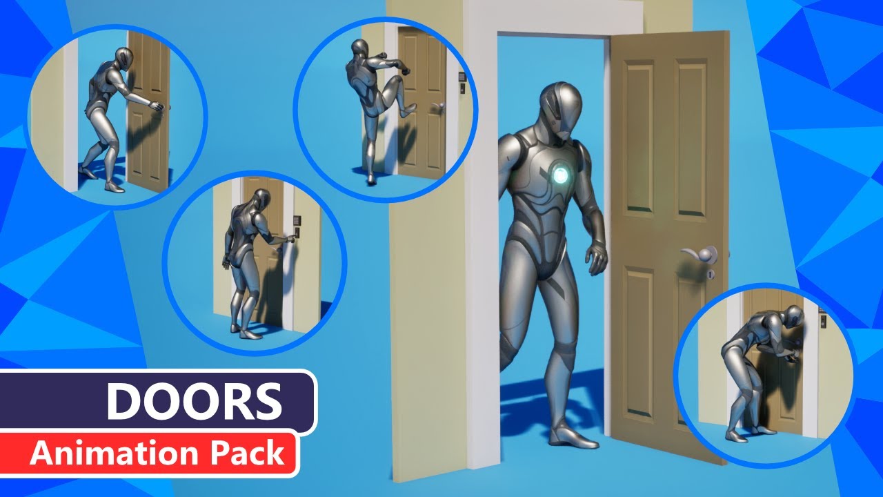 Animation Pack: Doors - Motion Capture Animation for Games - YouTube