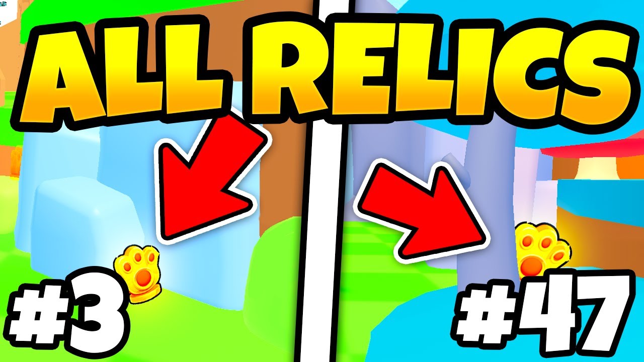 HOW TO FIND ALL 50 SHINY RELICS IN PETS GO!! (ALL LOCATIONS) - YouTube