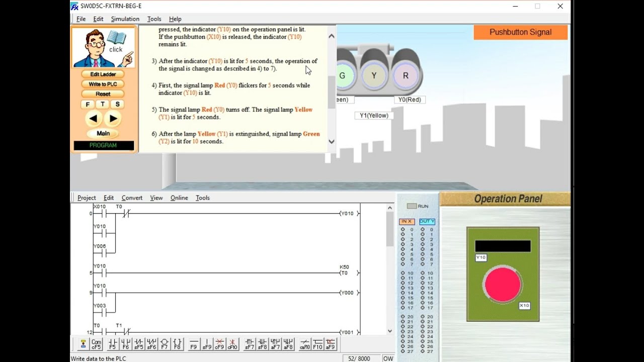 TRAFFIC LIGHTS DESIGN PUSH BUTTON SIGNAL - YouTube