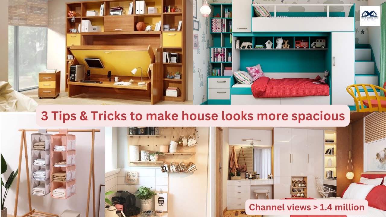 3 Tips & Tricks to Make the house looks more spacious | How to Make ...