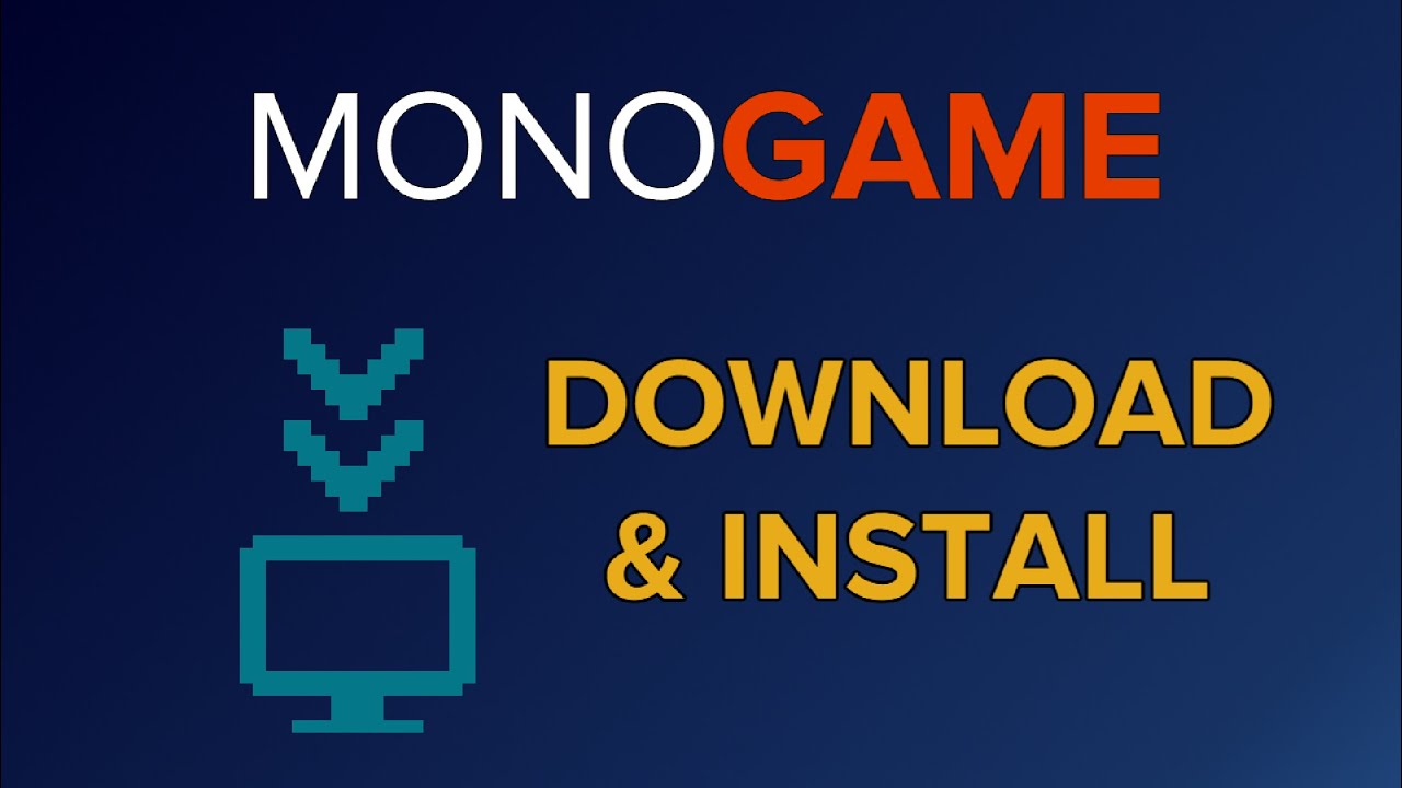 MonoGame Basics: Part 1 - Install MonoGame and Visual Studio - YouTube