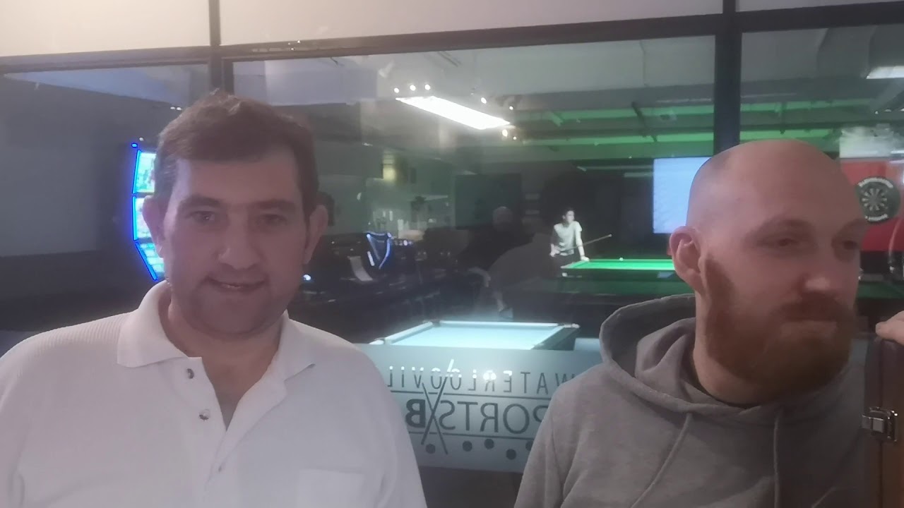 Neil Wren and Jordan Church Pro-Am snooker and pool UK first event 19 ...