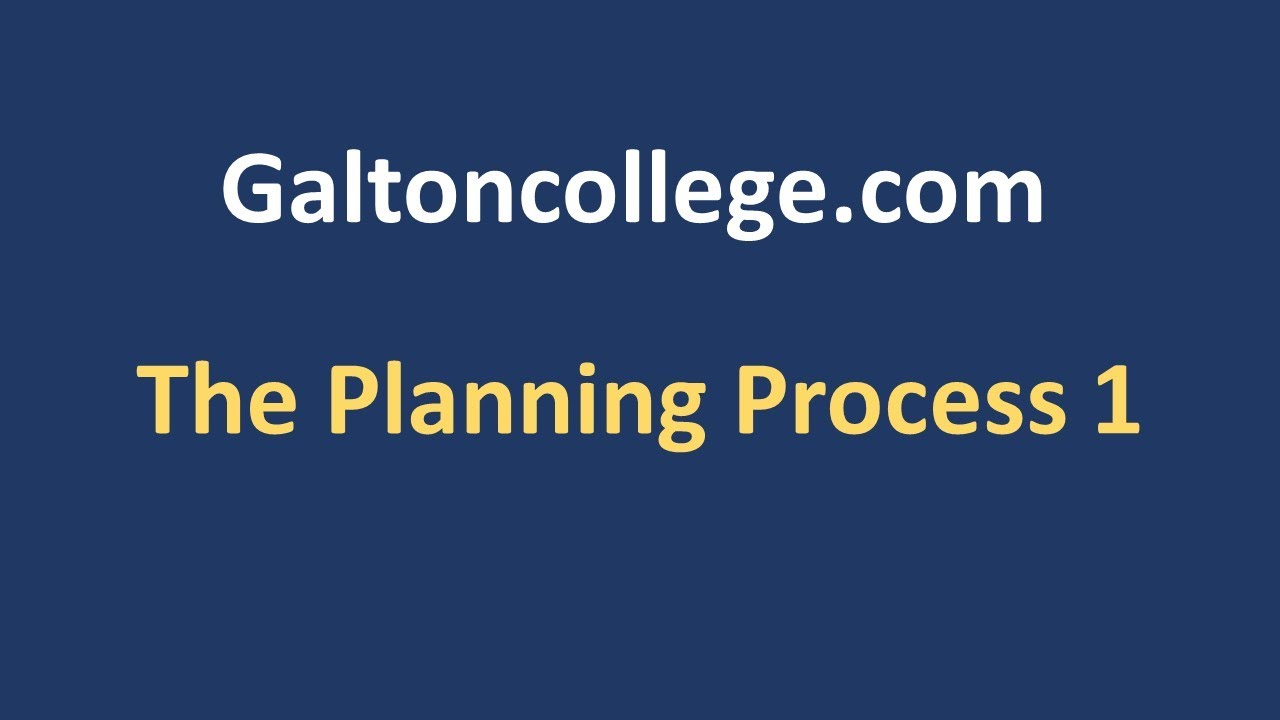 The Planning Process 1 YouTube the-planning-process-1-youtube