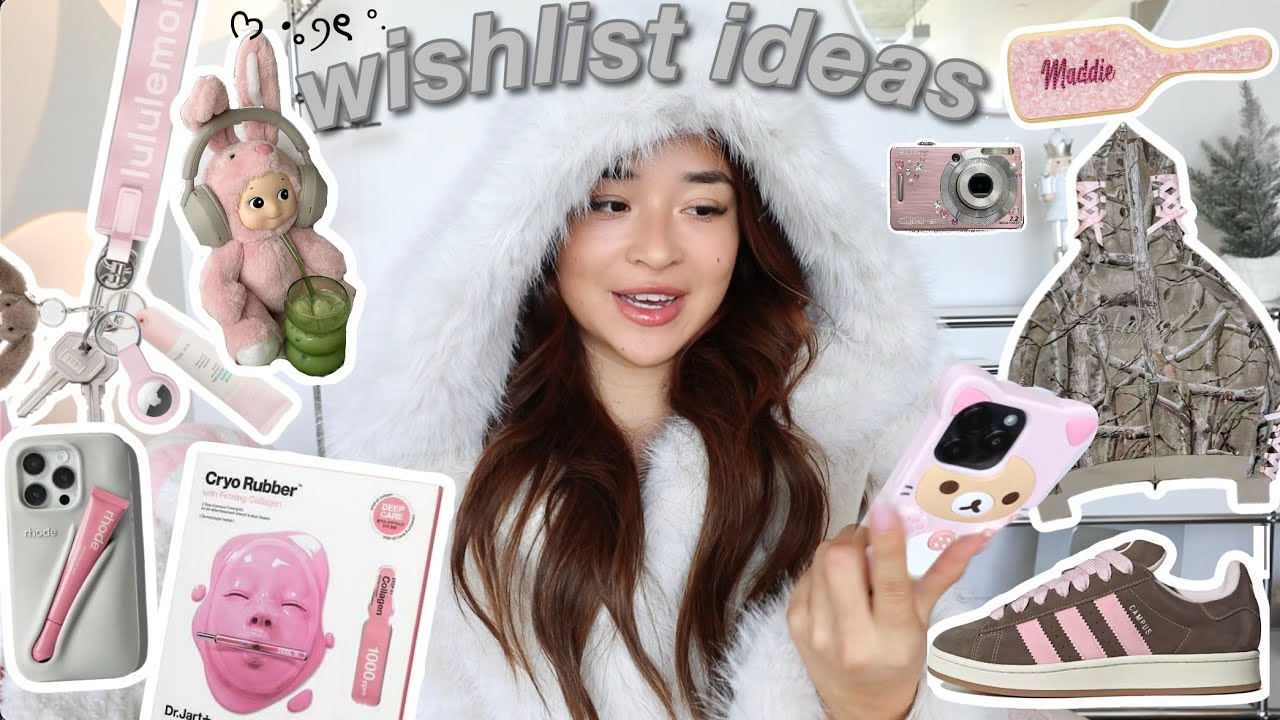 100+ christmas gift ideas 🎀 (the perfect girly wishlist) - YouTube