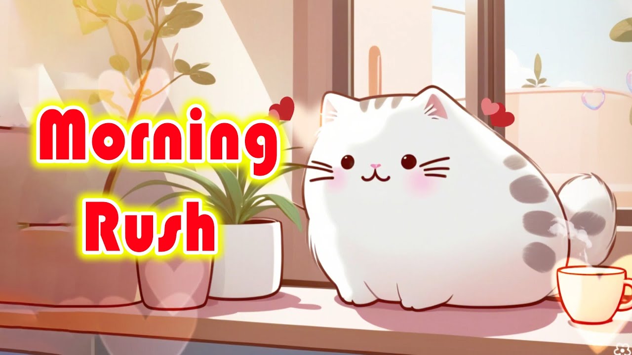 Morning Rush at the Café ☕ 1 Hour Cafe Song 🌸 Lofi Chill 🌳Cute Lofi ...