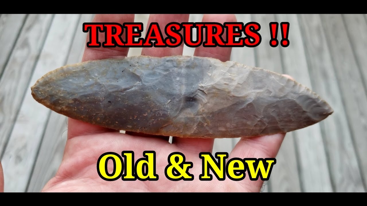 TREASURES : Old And New (Arrowheads, marble hunting ) - YouTube
