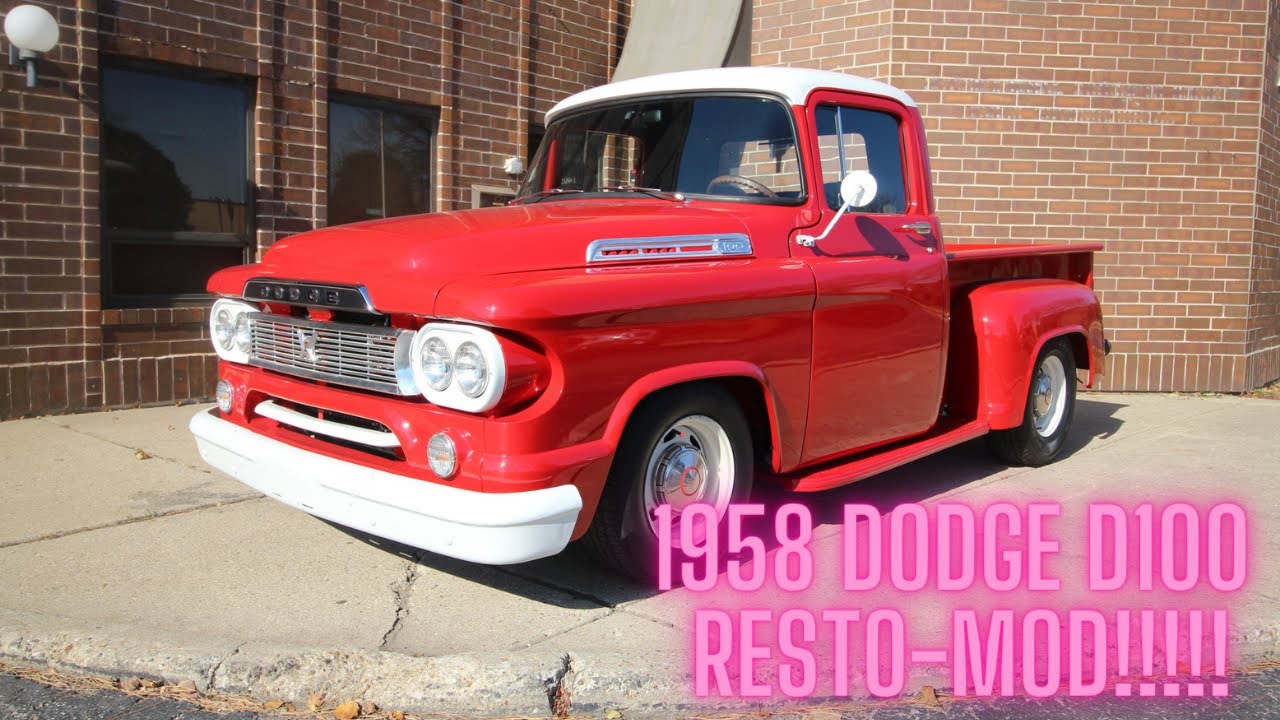 1958 Dodge D100 - Resto-Mod - SOLD - YouTube
