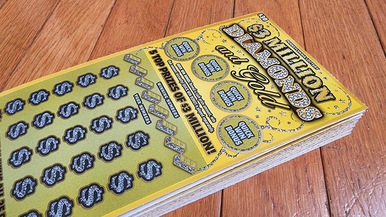 The Entire Pack | Pa Lottery $3 Million Diamonds And Gold Scratch Off ...