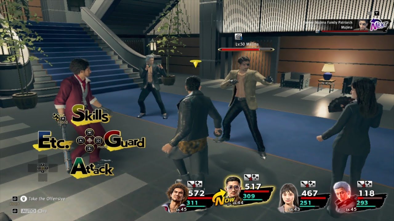 Ichiban, Zhao, Eri and Joon-gi vs Majima and Saejima | Yakuza Like a ...