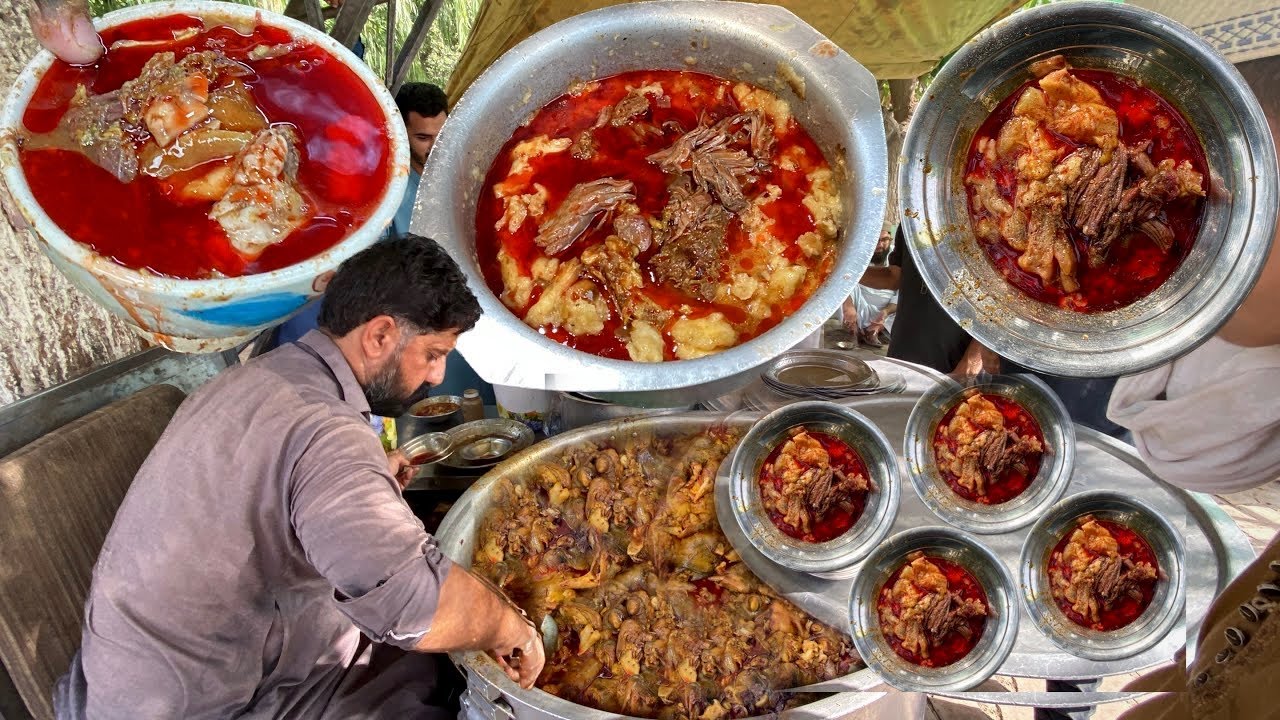 Pakistan's Best Traditional Siri Paye - 200 KG Ahmad Siri Paye | Kohat ...