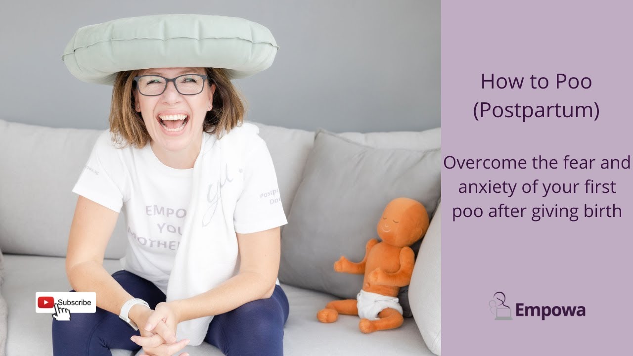 How to Poo (after giving birth) - YouTube